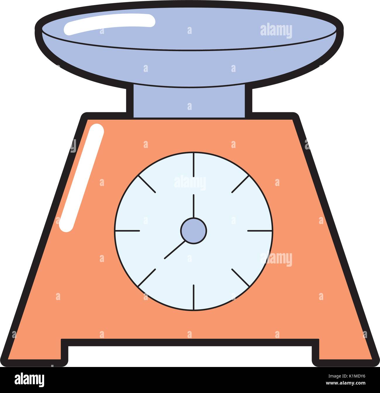 bascule kitchen utensil object to cuisine Stock Vector Image & Art - Alamy