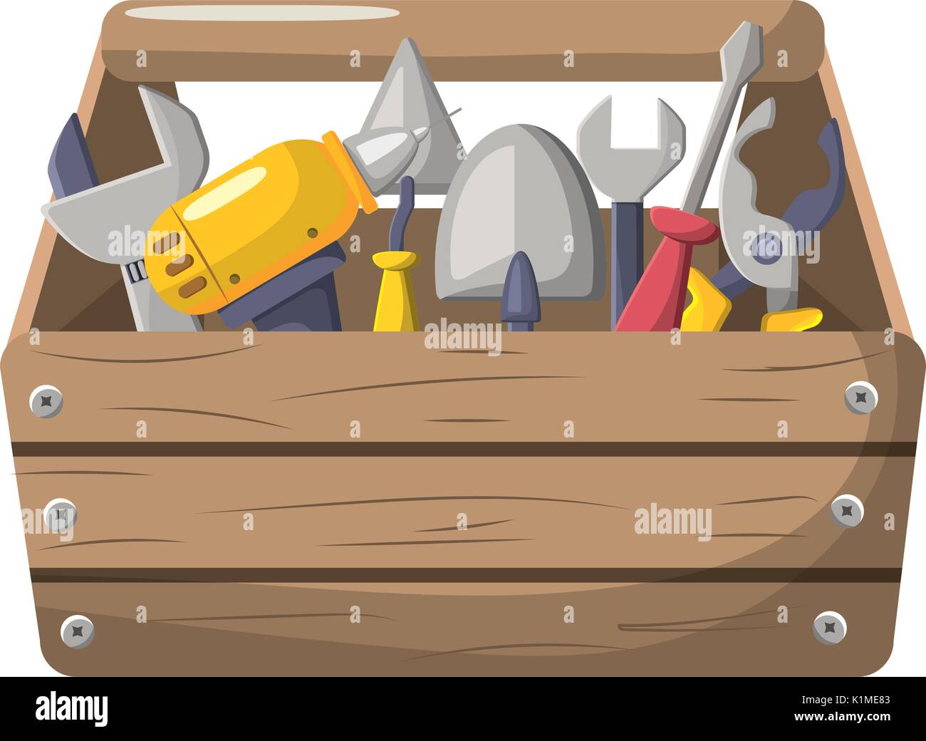 Empty Toolbox Clipart