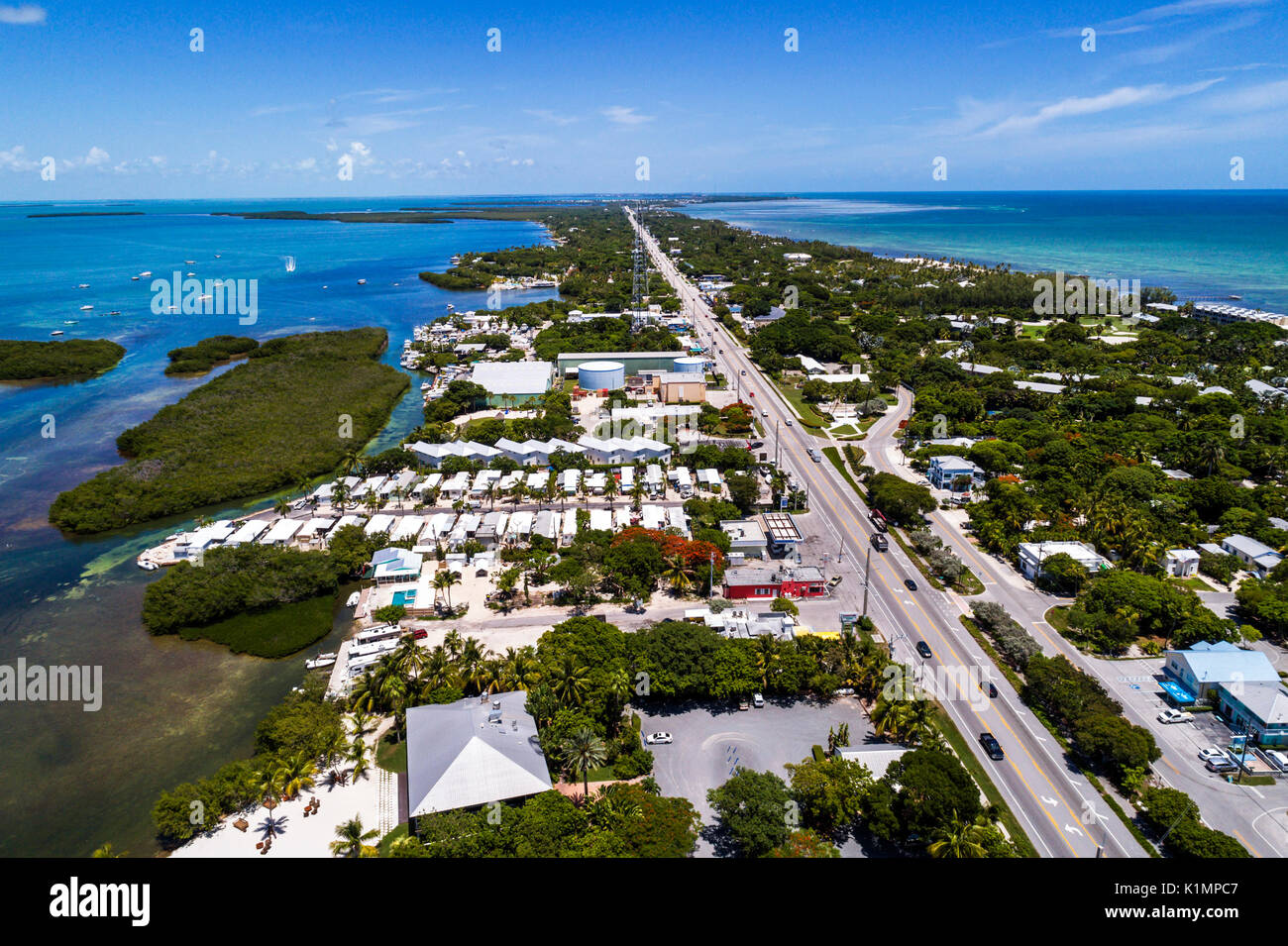 Florida keys aerial view hi-res stock photography and images - Alamy