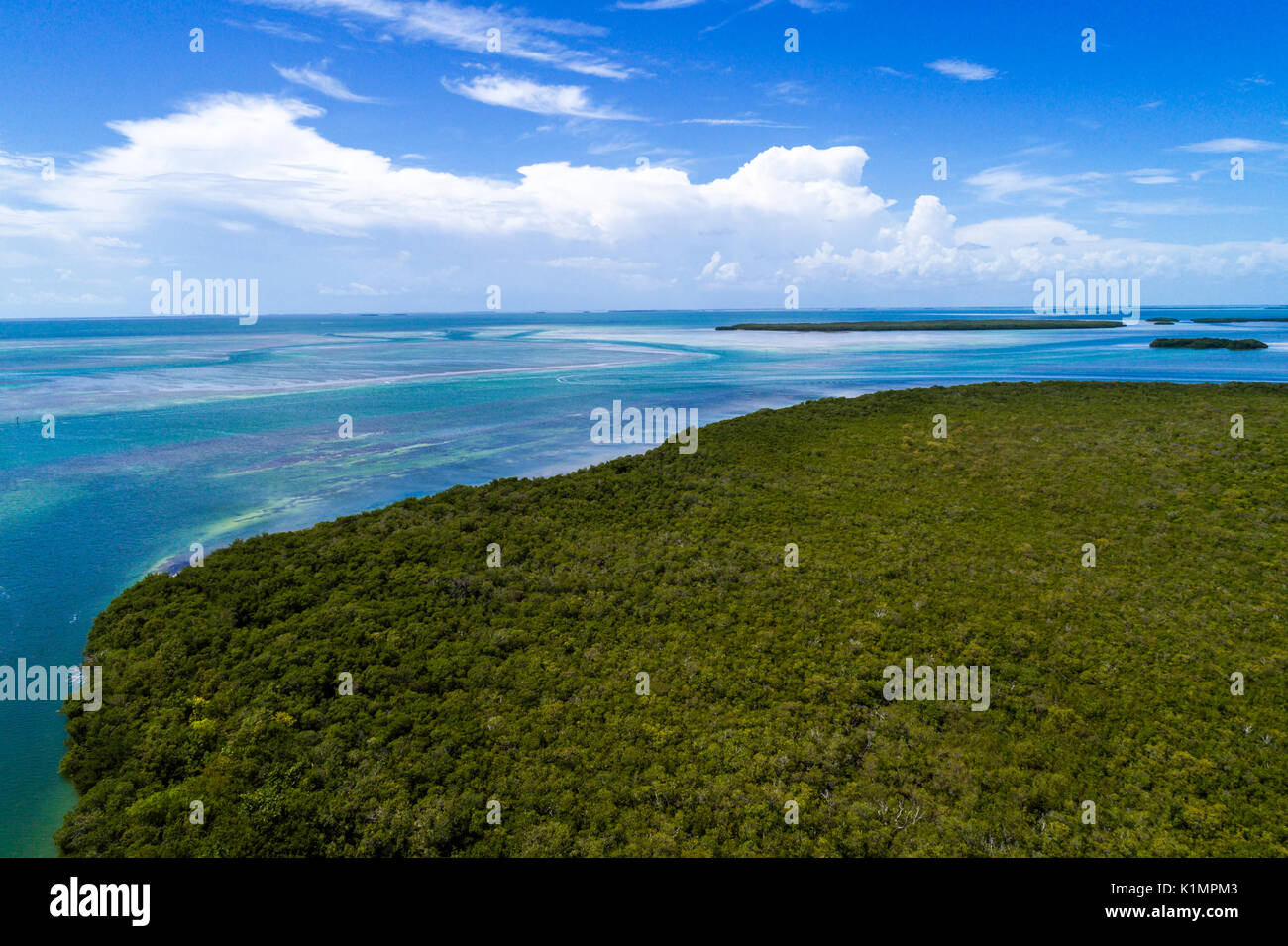 Aerial View Islamorada Key Florida High Resolution Stock Photography ...