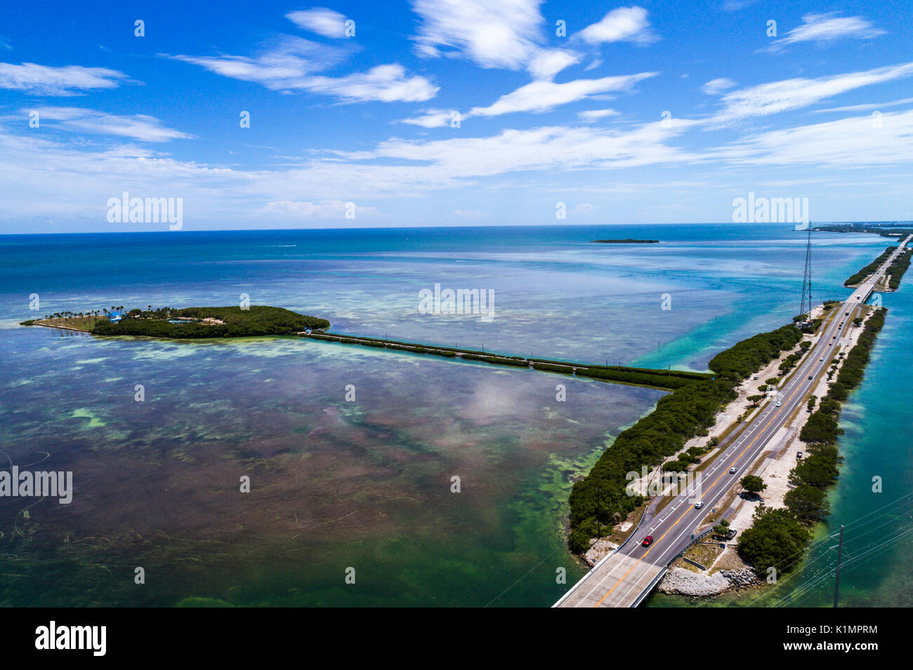 Florida,Florida Keys,Upper,Islamorada,Florida Bay,highway Route 1 ...
