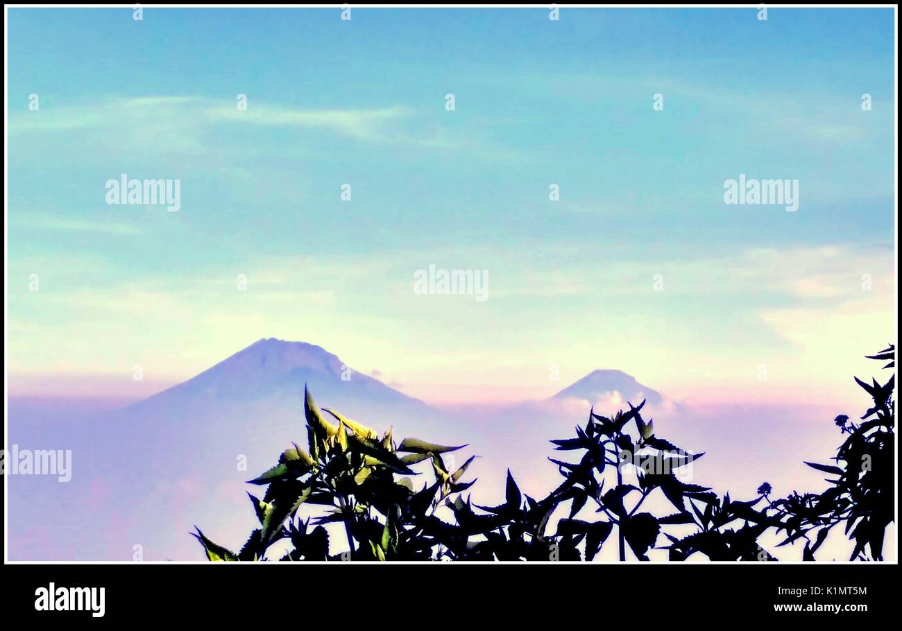 Merbabu landscape hi-res stock photography and images - Alamy