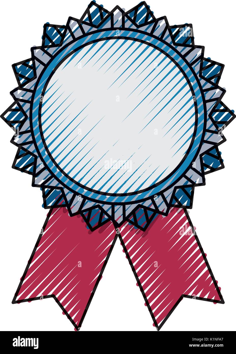 Award ribbon symbol icon vector illustration graphic design Stock ...