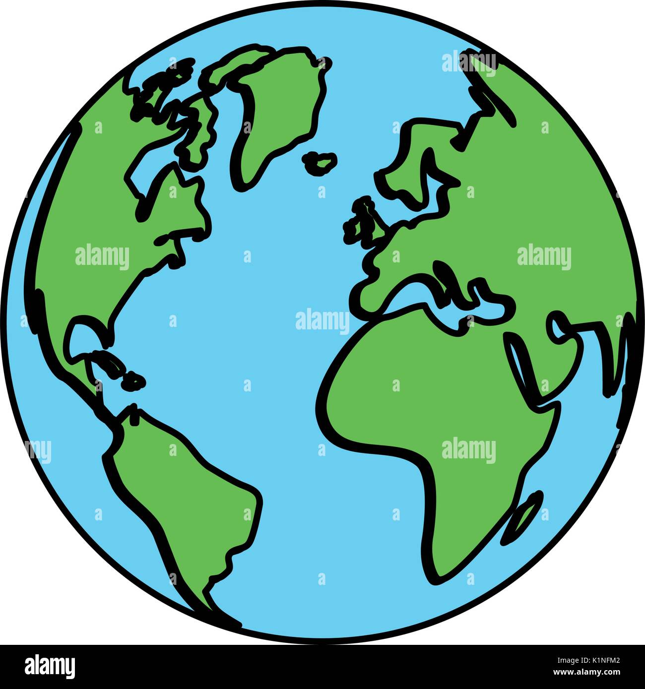 Earth planet symbol icon vector illustration graphic design Stock ...