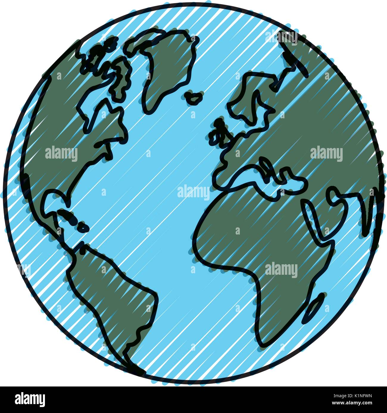 Earth planet symbol icon vector illustration graphic design Stock ...