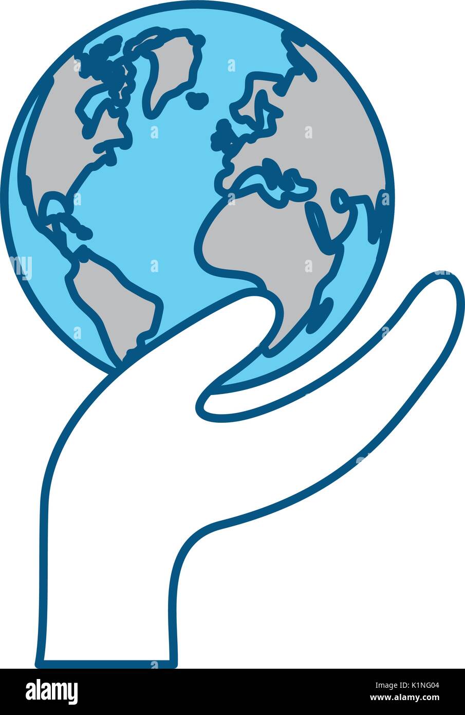 Earth planet symbol icon vector illustration graphic design Stock ...