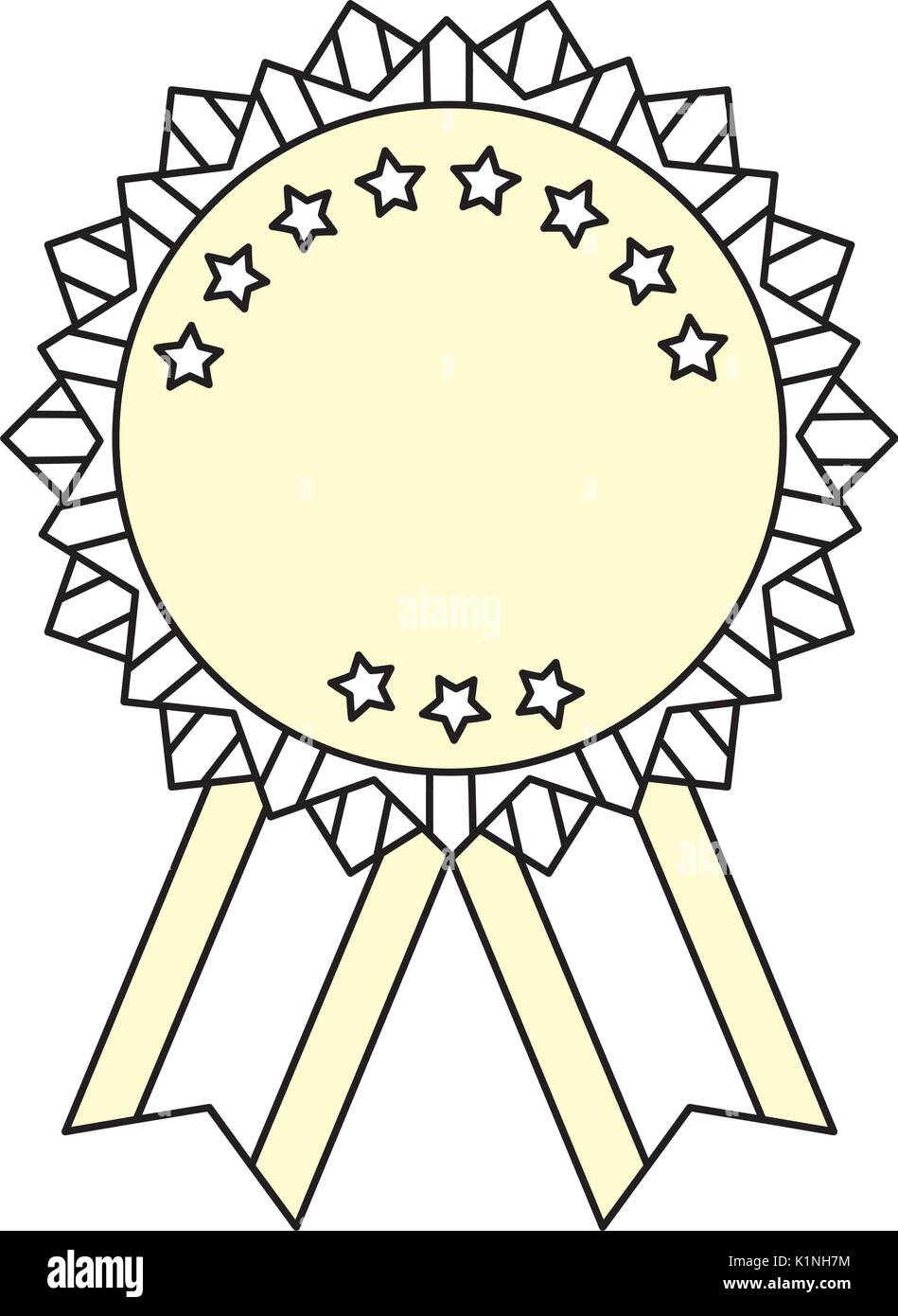 Award ribbon symbol icon vector illustration graphic design Stock ...