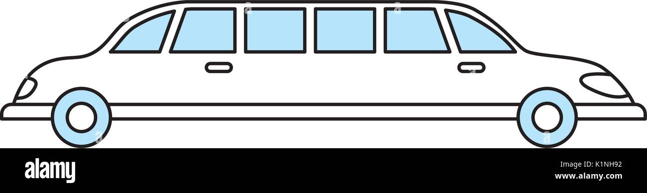 Limousine luxury vehicle icon vector illustration graphic design Stock ...