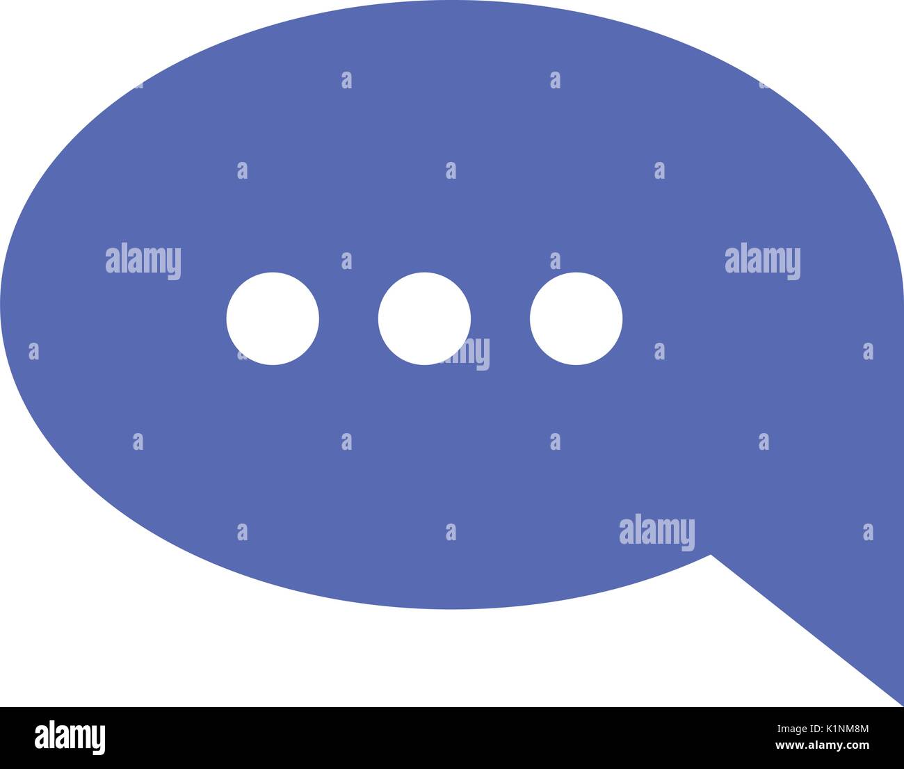 Speech bubble with ellipsis hi-res stock photography and images - Alamy