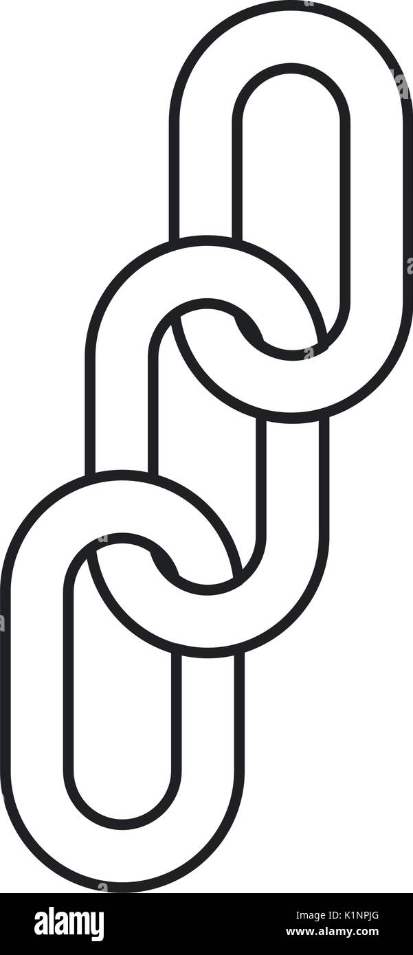 monochrome silhouette of link icon Stock Vector Image & Art - Alamy