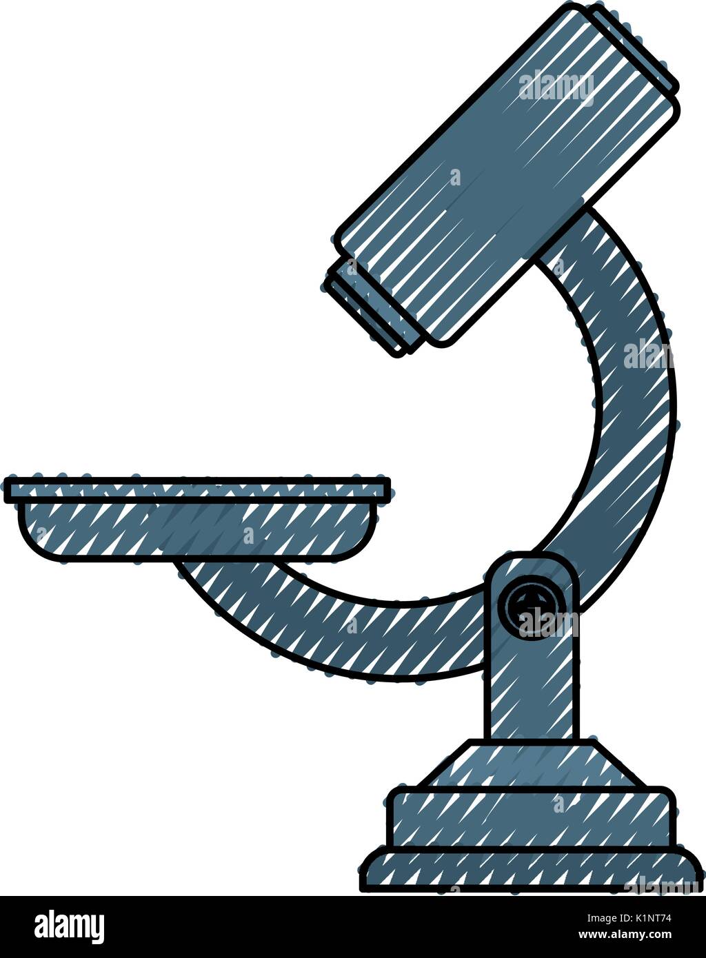 Microscope scientific tool icon vector illustration graphic design ...