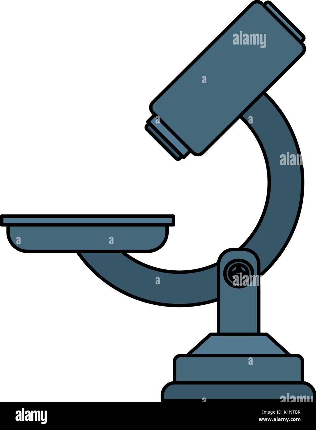 Microscope scientific tool icon vector illustration graphic design ...