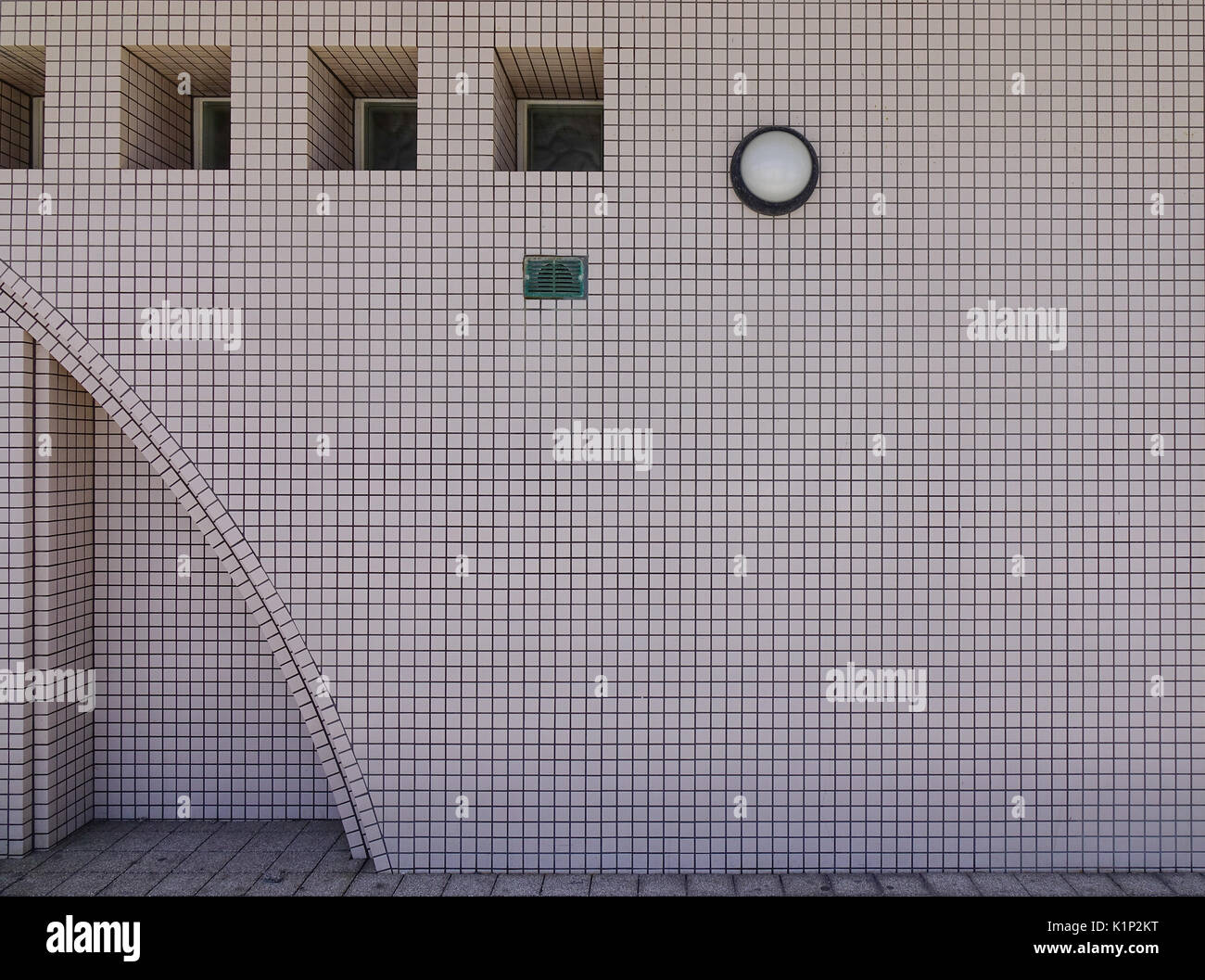 Old brick wall of an ancient palace in Akita, Japan Stock Photo - Alamy