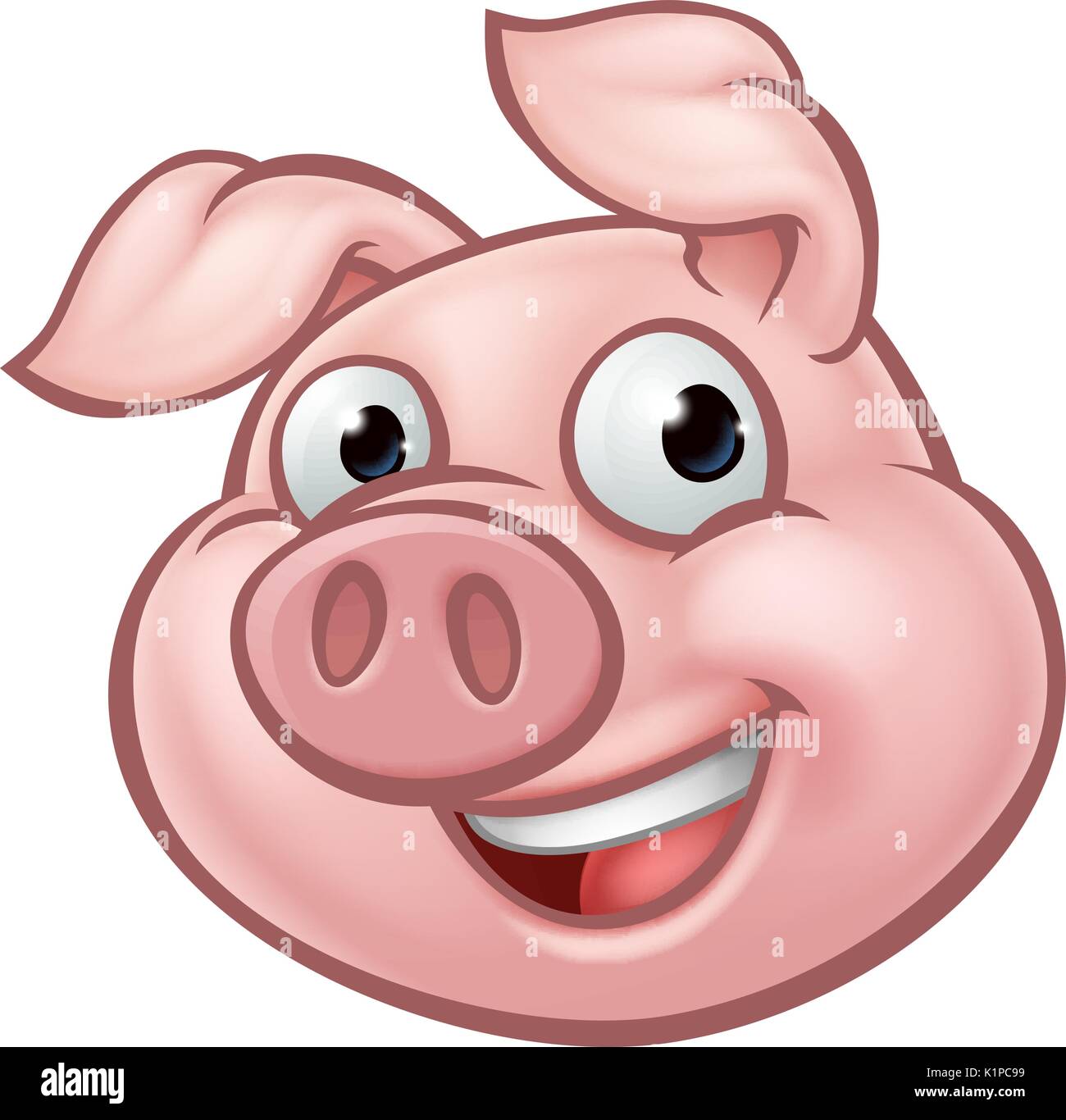 Pig Cartoon Character Mascot Stock Vector Image & Art - Alamy