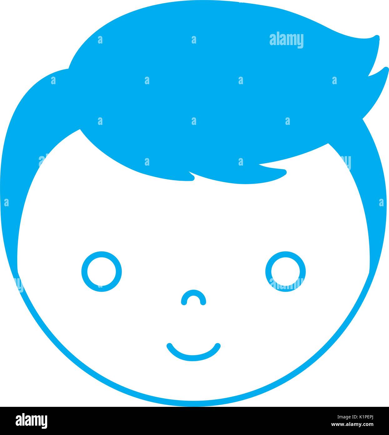 cartoon boy face icon Stock Vector Image & Art - Alamy