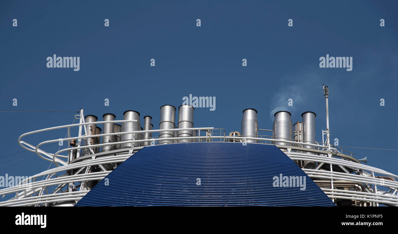 Cruise ship smoke stack hi-res stock photography and images - Alamy