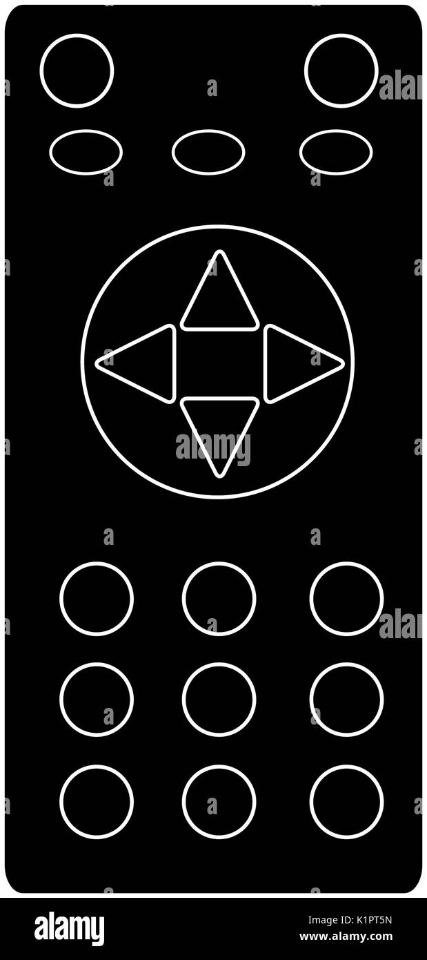drone remote control device transmitter technology vector illustration ...