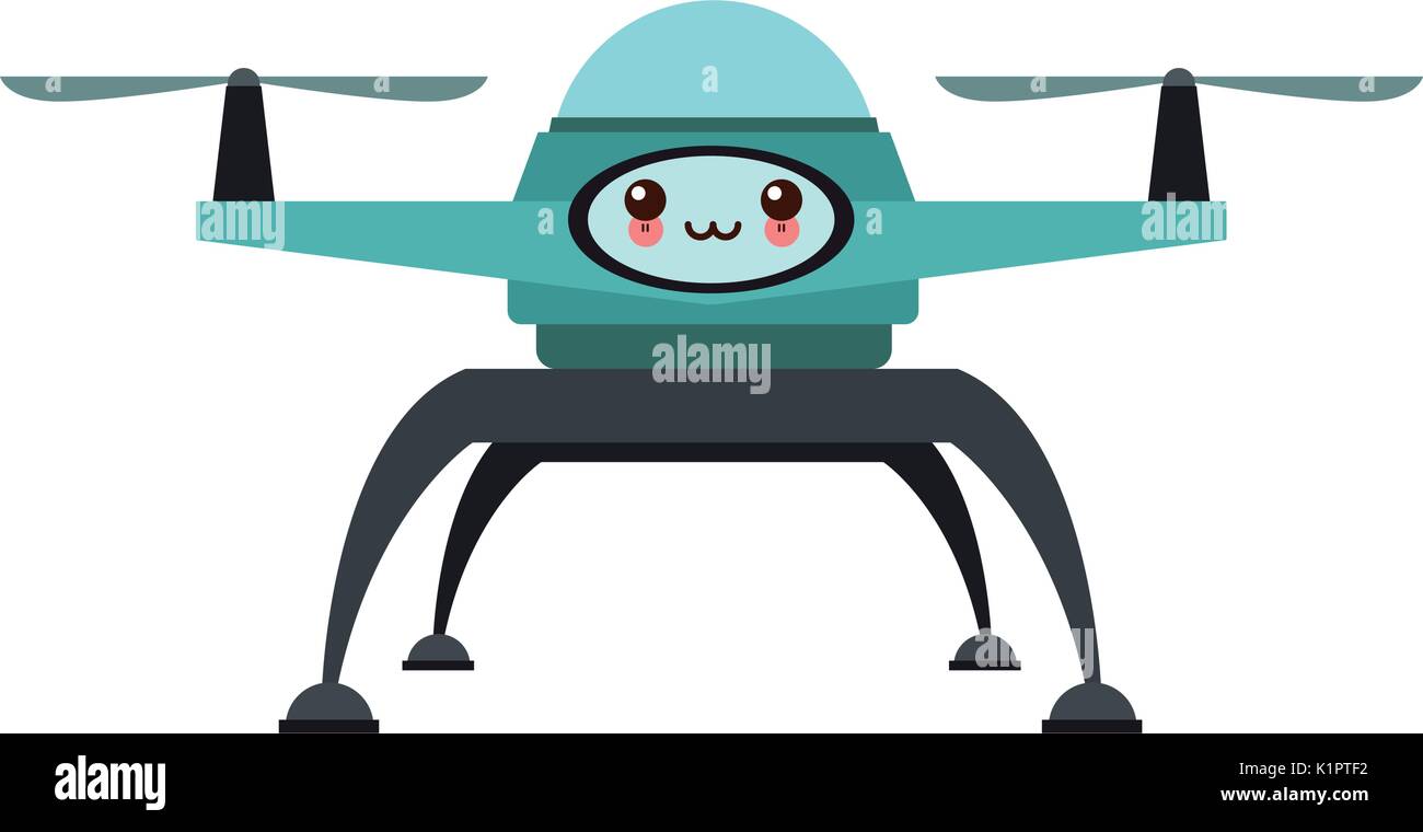 drone technology unmanned aerial vehicle icon vector illustration Stock ...