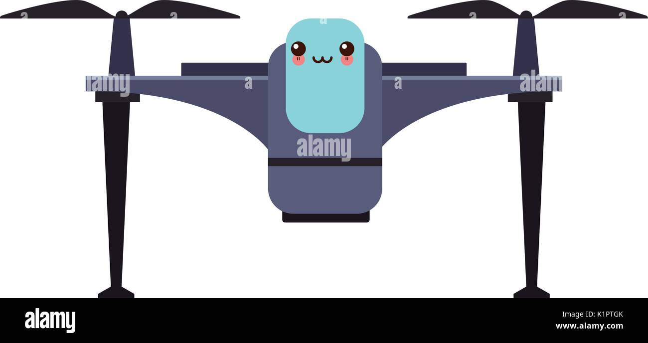 drone technology unmanned aerial vehicle icon vector illustration Stock ...