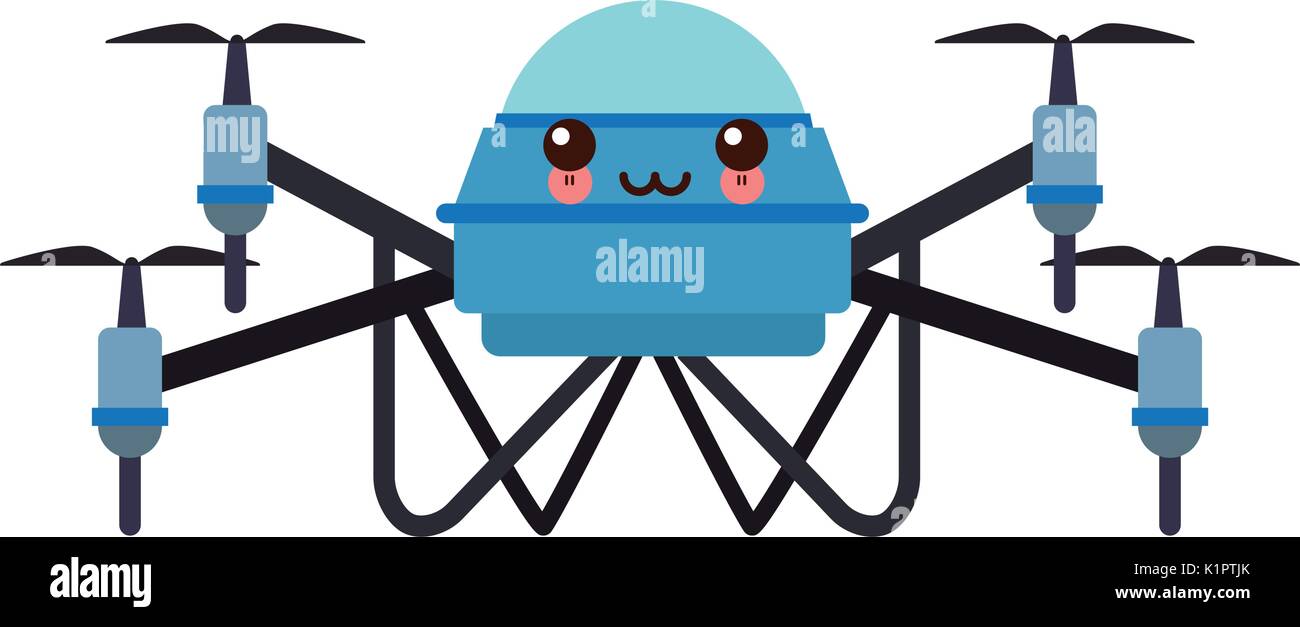 drone technology unmanned aerial vehicle icon vector illustration Stock ...