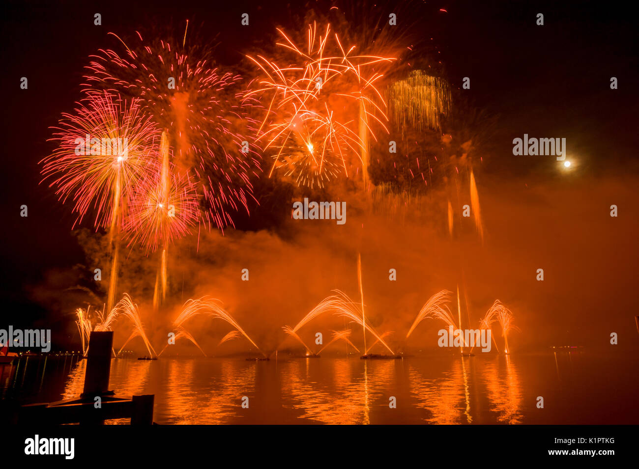 Geneva, Switzerland, The fireworks are spectacular every year ...