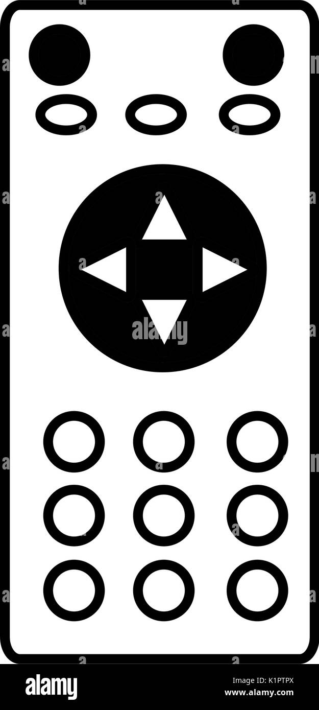 drone remote control device transmitter technology vector illustration ...