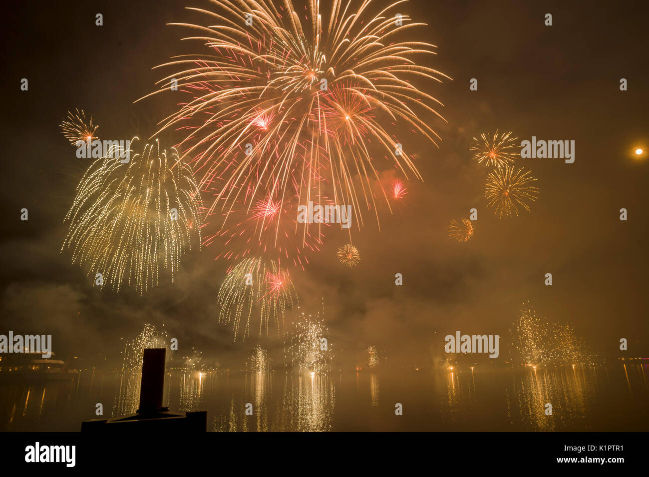 Geneva, Switzerland, The fireworks are spectacular every year ...