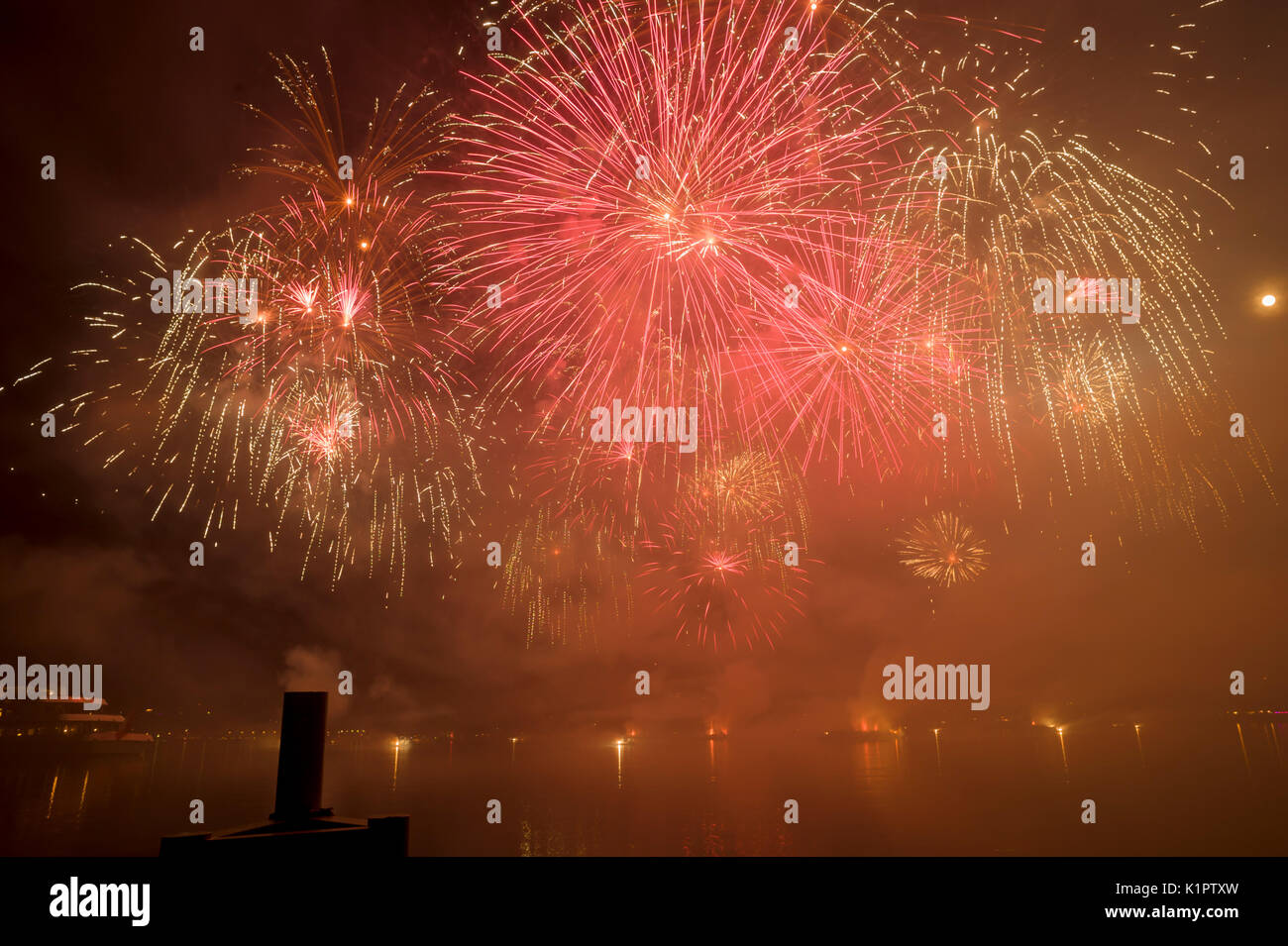 Geneva, Switzerland, The fireworks are spectacular every year ...