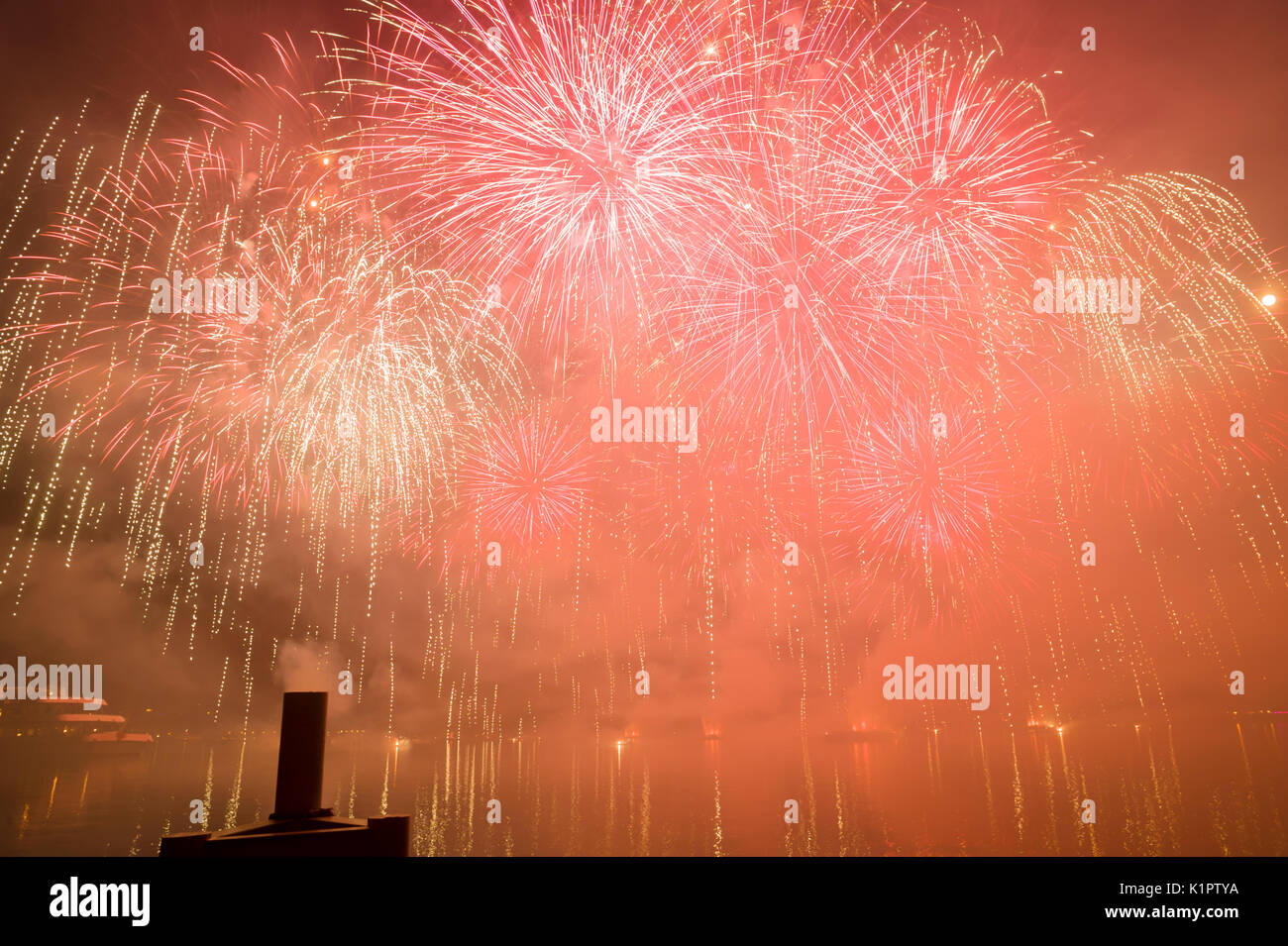 Geneva, Switzerland, The fireworks are spectacular every year ...