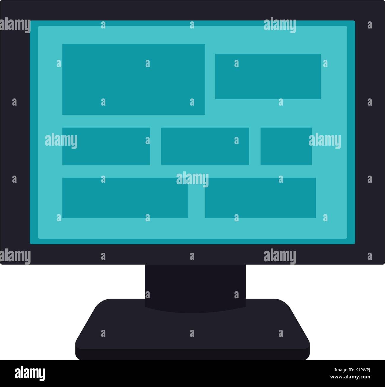 online delivery service computer commerce internet vector illustration ...