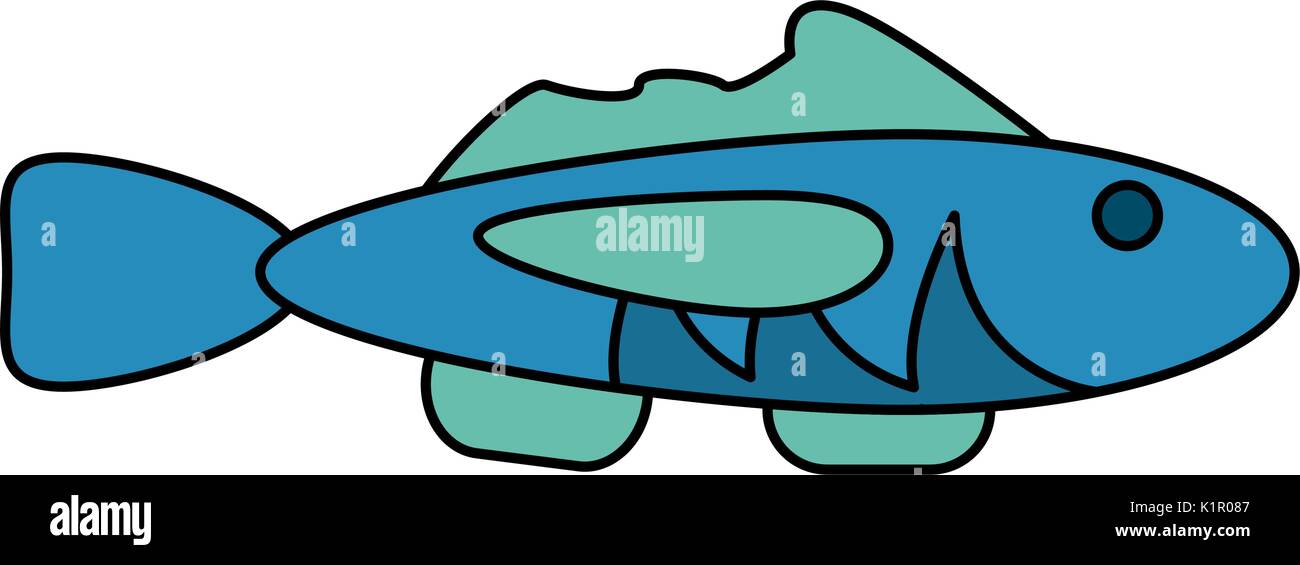 cartoon fish icon image vector illustration design Stock Vector Image ...