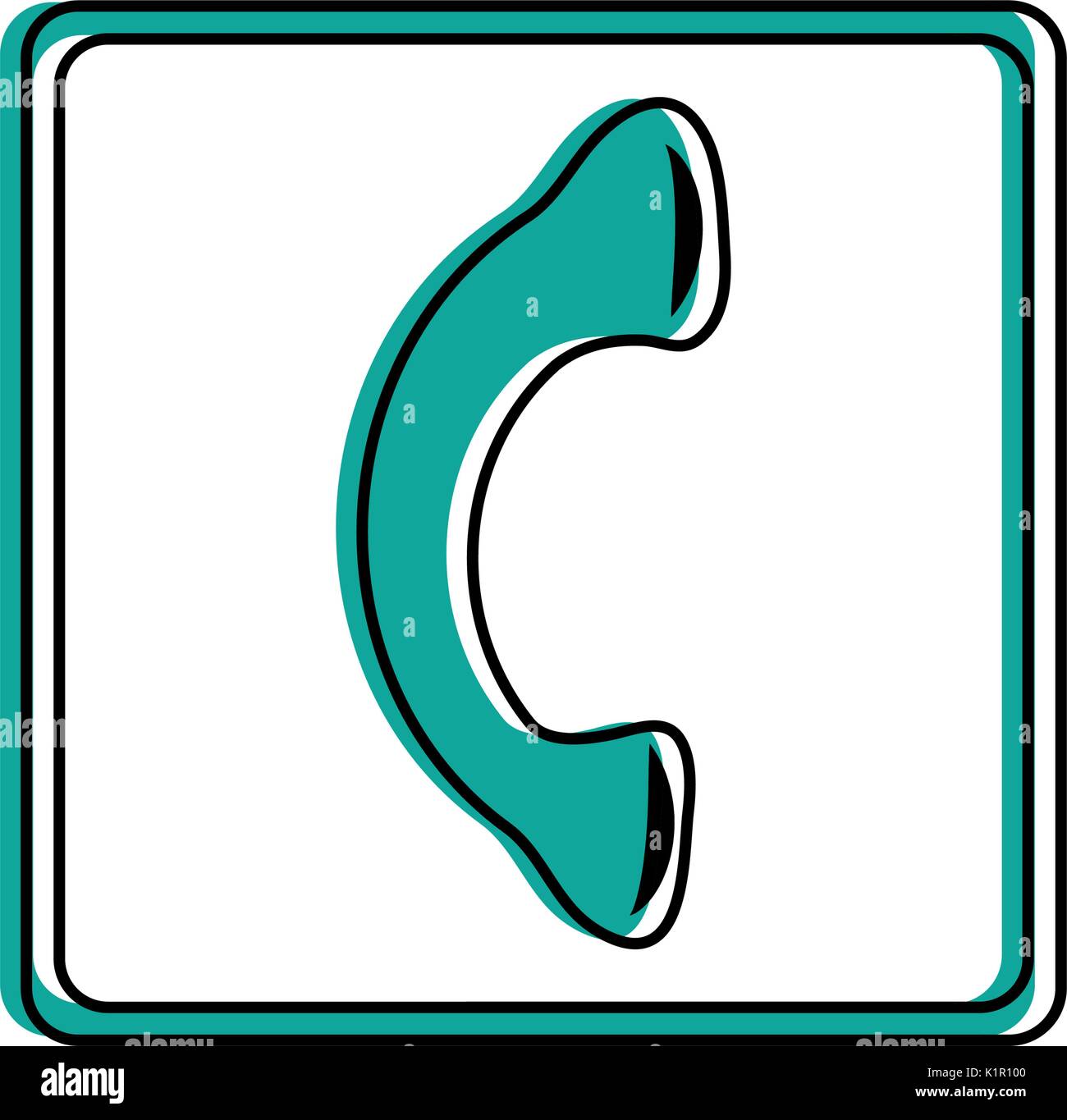 Telephone dial emblem Stock Vector Images - Alamy