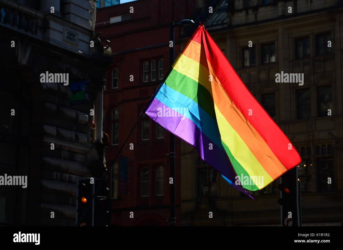 Gilbert baker pride flag hi-res stock photography and images - Alamy