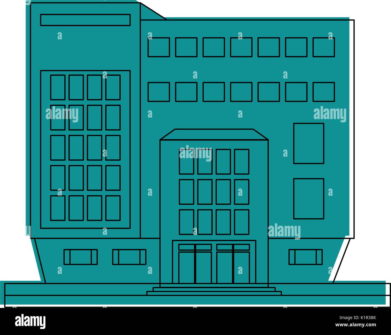 big city building icon image Stock Vector Image & Art - Alamy