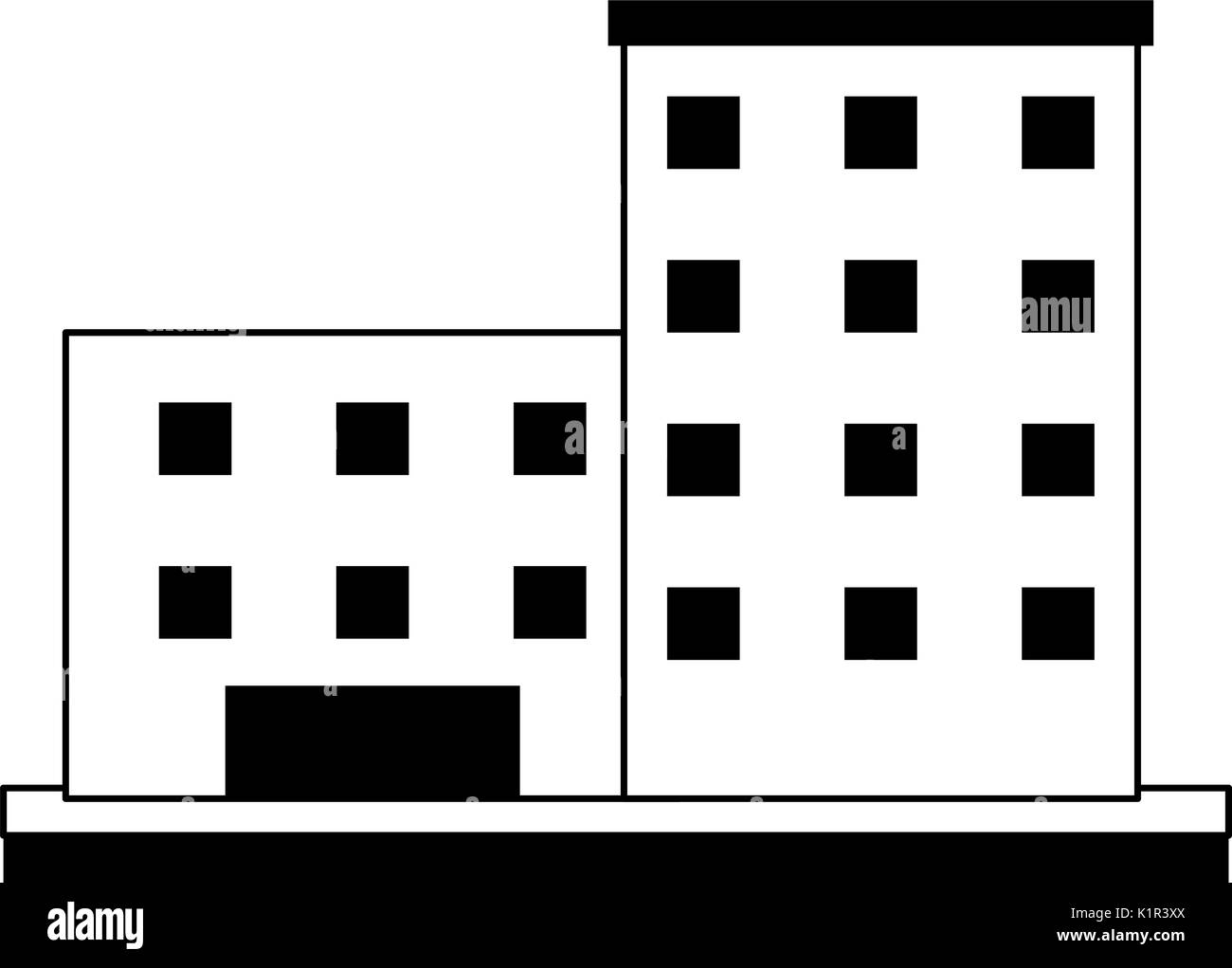 big city building icon image Stock Vector Image & Art - Alamy