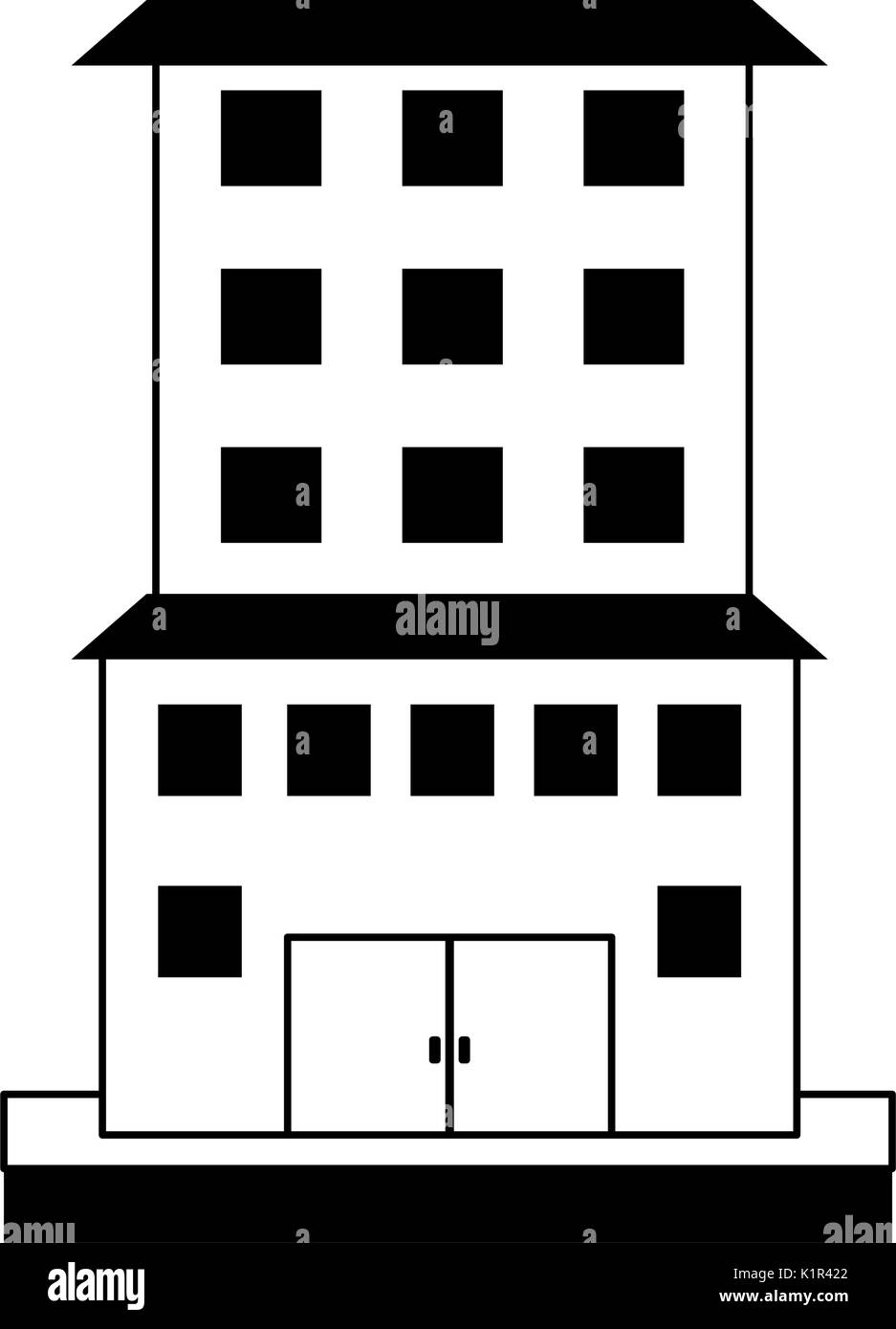 big city building icon image Stock Vector Image & Art - Alamy