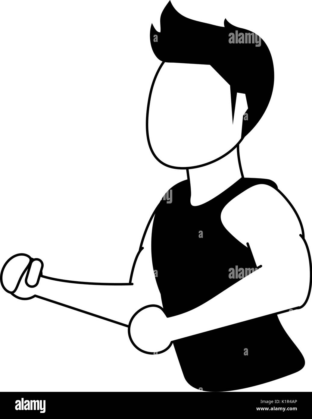 running man avatar sideview icon image Stock Vector Image & Art - Alamy