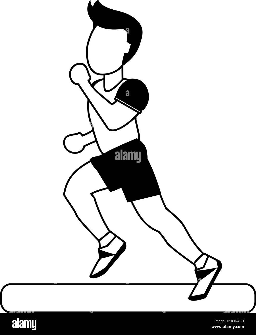 running man avatar sideview icon image Stock Vector Image & Art - Alamy