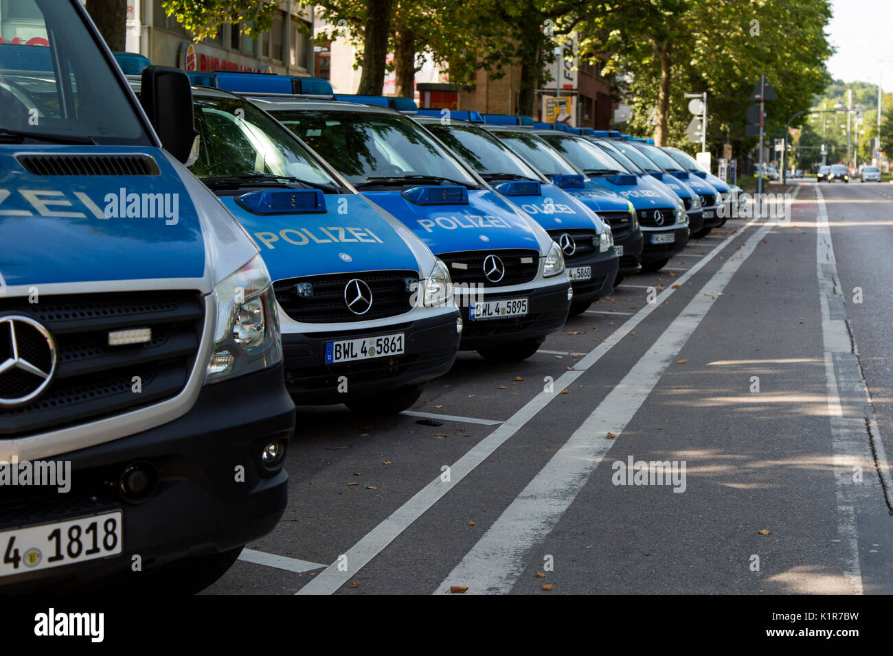 Police Car Stuttgart Germany High Resolution Stock Photography and ...