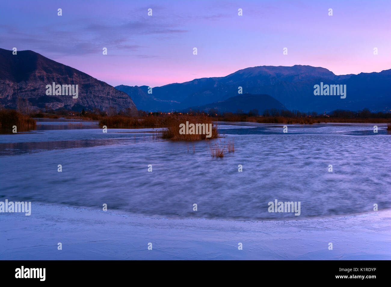 Natural Reserve, Torbiere del Sebino, province of Brescia, Lombardia ...