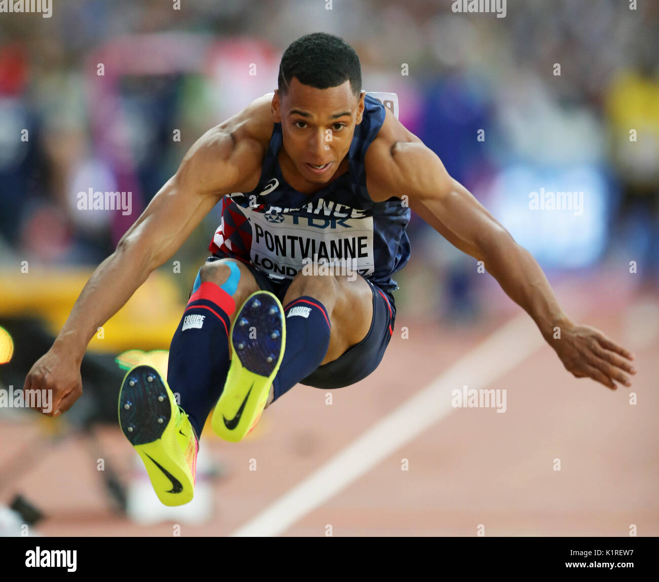 Jean marc pontvianne triple jump hi-res stock photography and images ...