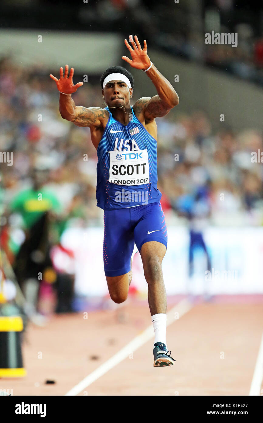 Donald SCOTT (United States of America) competing in the Men's Triple ...