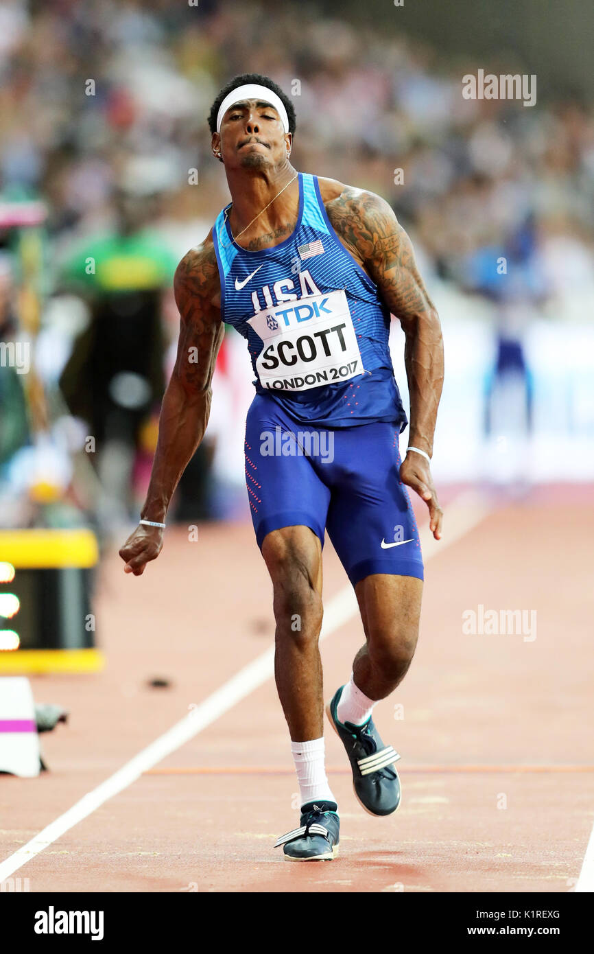 Donald SCOTT (United States of America) competing in the Men's Triple ...