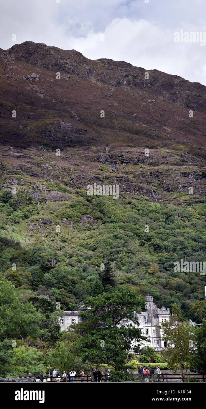 Kylemore Abbey (Irish: Mainistir na Coille Móire) a Benedictine ...