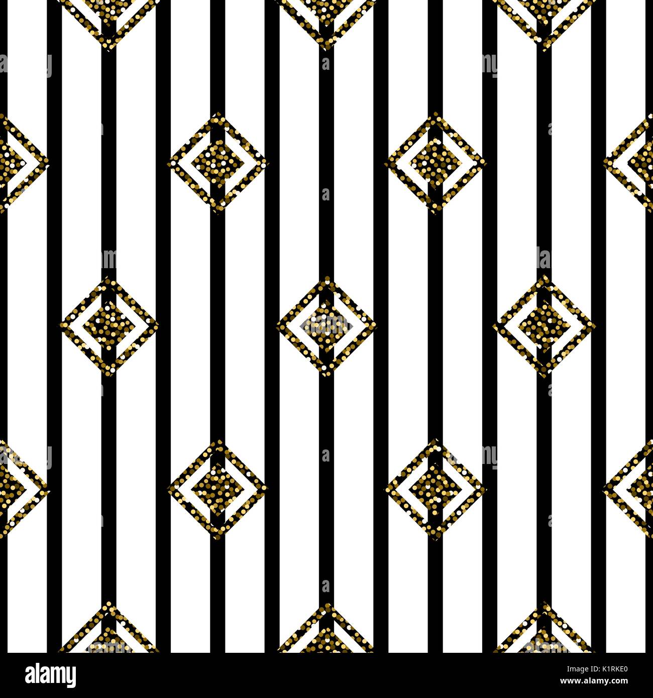 Seamless rhombus black and white pattern Stock Vector Image & Art - Alamy