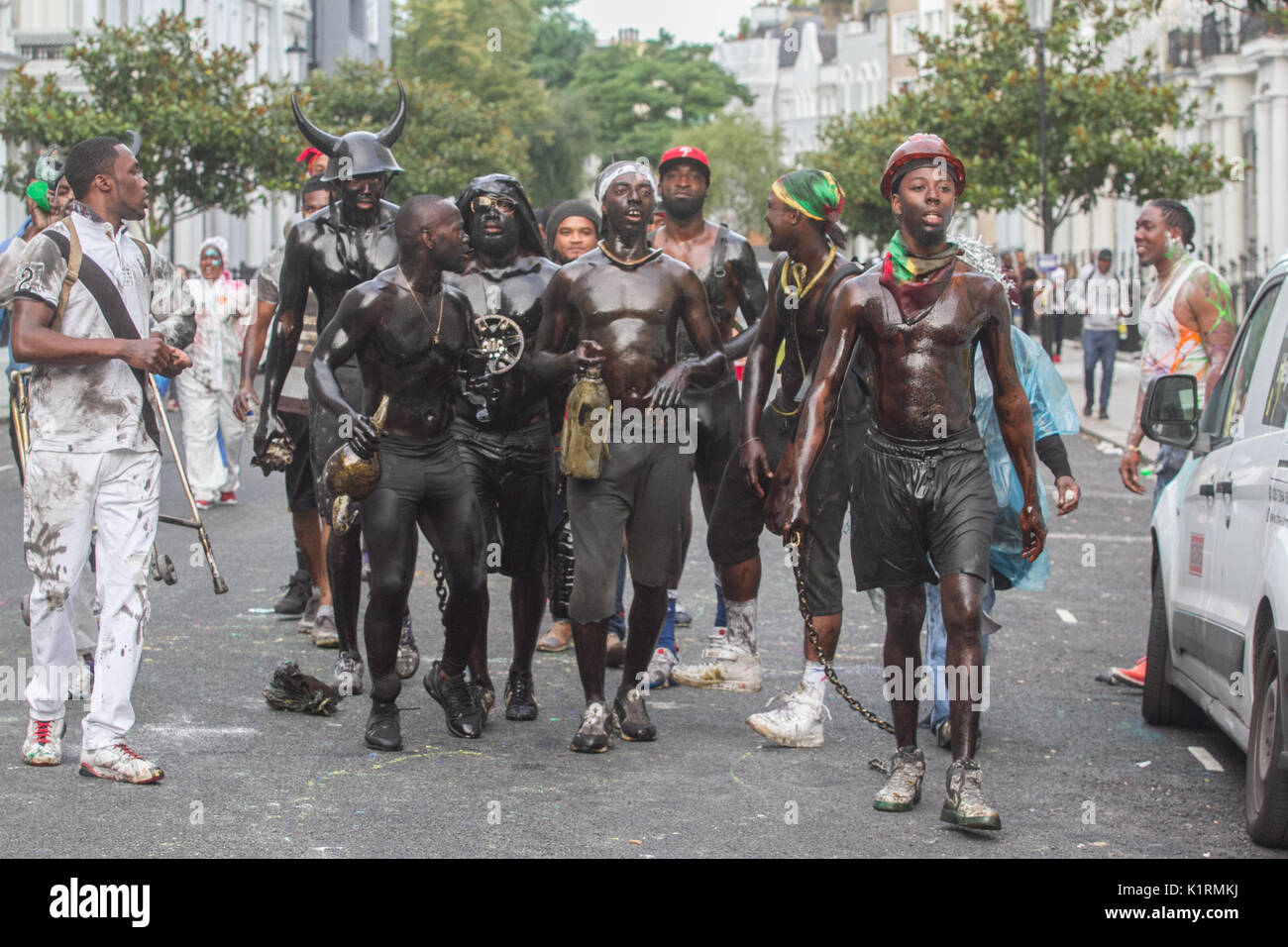 Notting hill carnival jouvert hi-res stock photography and images - Alamy