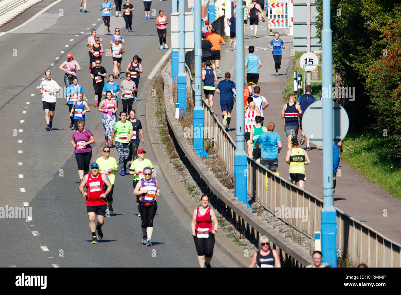 Severn bridge half marathon hi-res stock photography and images - Alamy