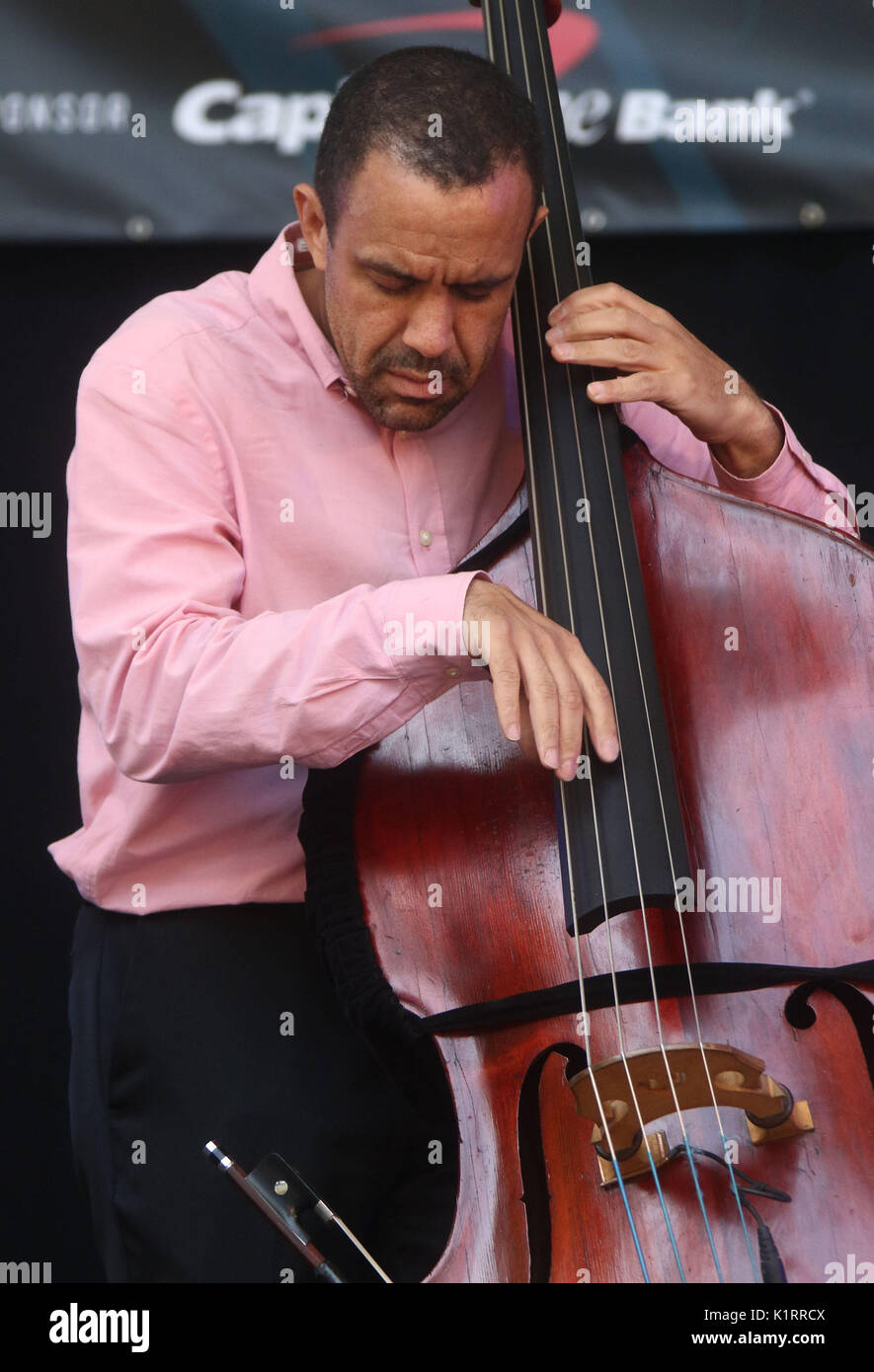 Jazz bass player hi-res stock photography and images - Alamy