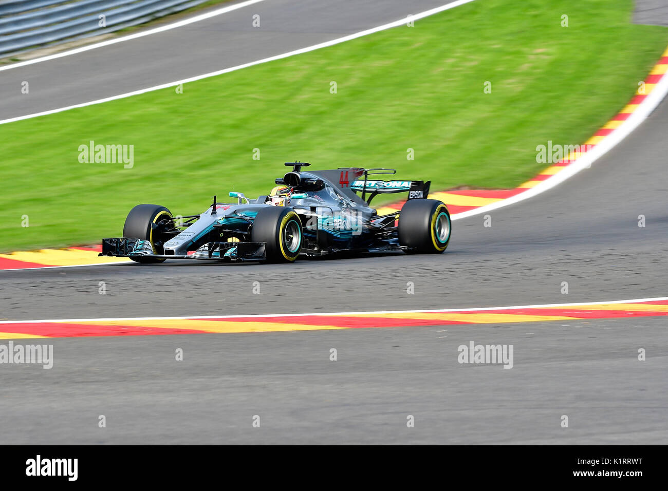 Lewis hamilton mercedes finish line hi-res stock photography and images ...