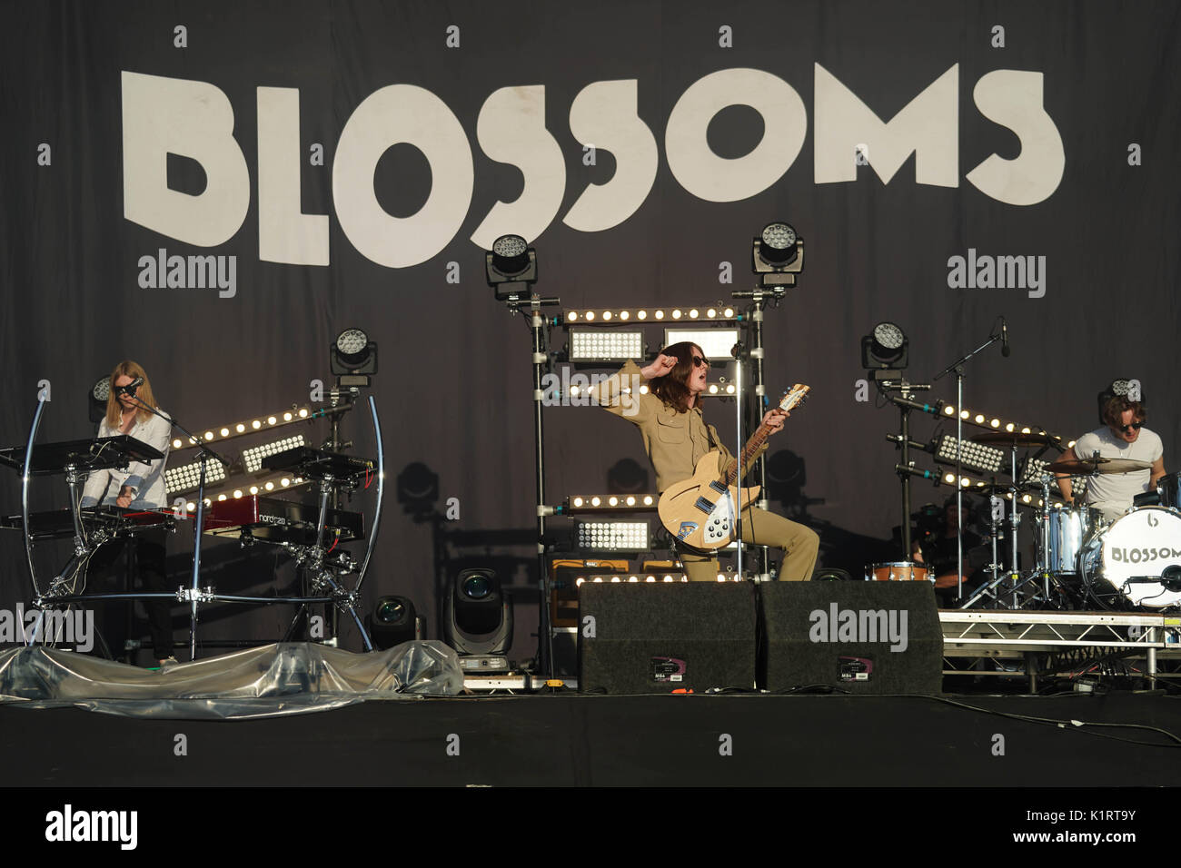 The blossoms band on stage hi-res stock photography and images - Alamy